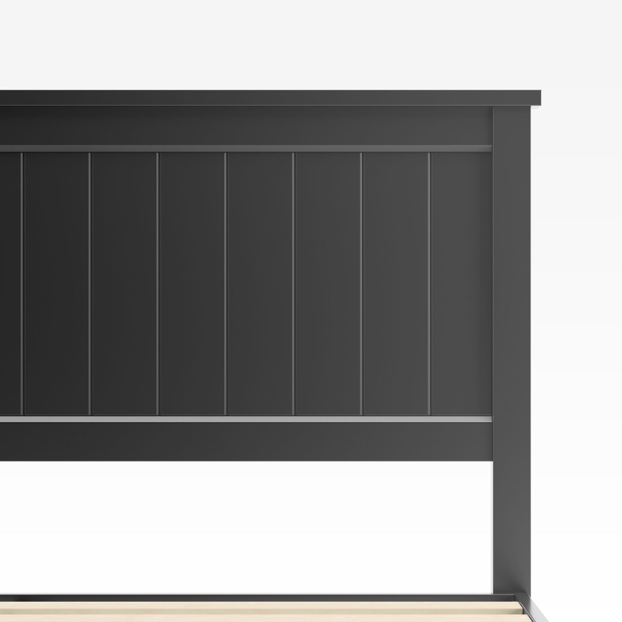 Zinus Santiago Wood Cottage Style Platform Bed with Headboard No Box Spring Needed Wood Slat Support Queen